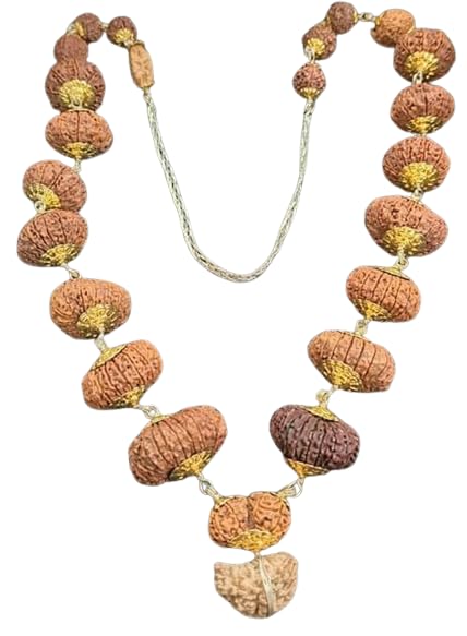 Buy Seven-Hills Natural & Genuine Indra Mala Nepal 1 to 21 Mukhi ...