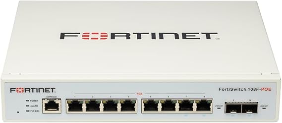Amazon.com: Fortinet FortiSwitch - 108F-POE L2+ Management Switch with ...