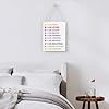 Amazon.com: Affirmations Wall Art Inspirational Boho Kids Room Decor ...