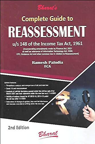 Buy Bharat’s Complete Guide To REASSESSMENT By Ramesh Kumar Patodia ...