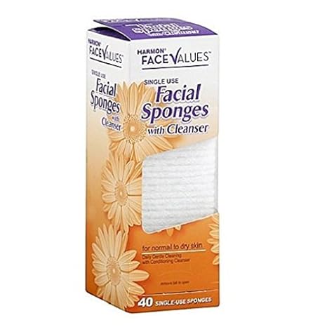 Amazon.com: Harmon Face Values 40-Count Cleanser Facial Sponges ...