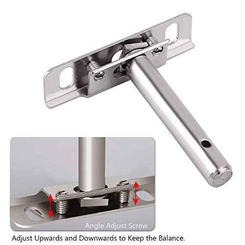 Gasea 4 Packs 3-Inch Adjustable Invisible Floating Shelf Brackets ...