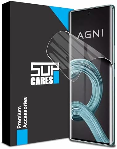 SupCares TPU Unbreakable Membrane Screen Protector for Lava Agni 2 5G ...