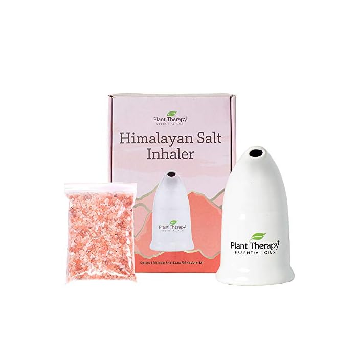 Plant Therapy Pink Himalayan Salt Inhaler w/Pink Himalayan Crystal Salt ...