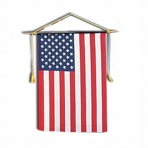 Amazon.com: 24x36 Inch Classroom Polyester U.S. Flag Banner : Patio ...