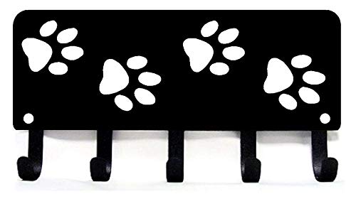 Amazon.com: The Metal Peddler Walking Paws Key Rack Hanger & Dog Leash ...