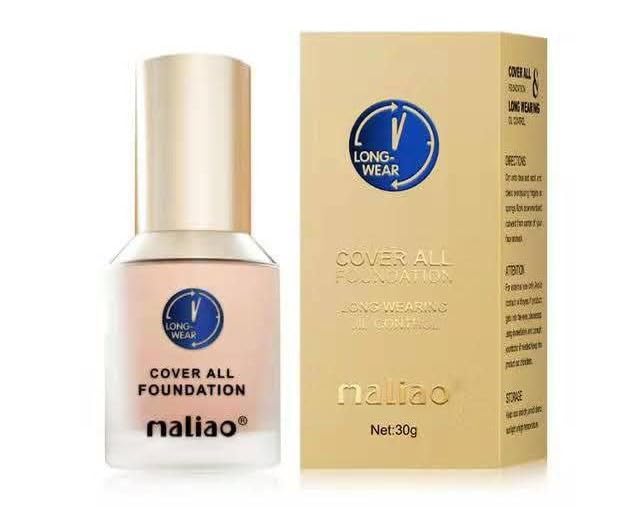 Buy Maliao Cover All Foundation - Long-Wearing Oil Control for Flawless Beauty (NATURAL NUDE ...