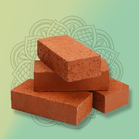 Desi Vedic Rectangular Cow Dung Bricks : Amazon.in: Home Improvement