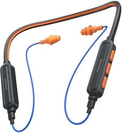 Amazon.com: MIPEACE Neckband Bluetooth Work Headphones, Work Earbuds ...