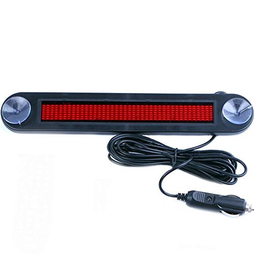 Generic 5X(12V LED Car Programmable Message Sign Moving Scrolling ...