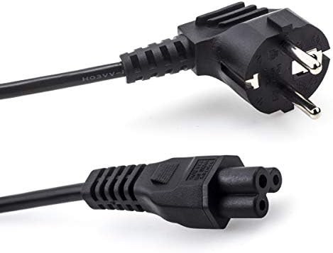 Power Cable 1.8 m IEC 320 C5 Clover Power Lead Cord EU Plug 3 Pin AC ...