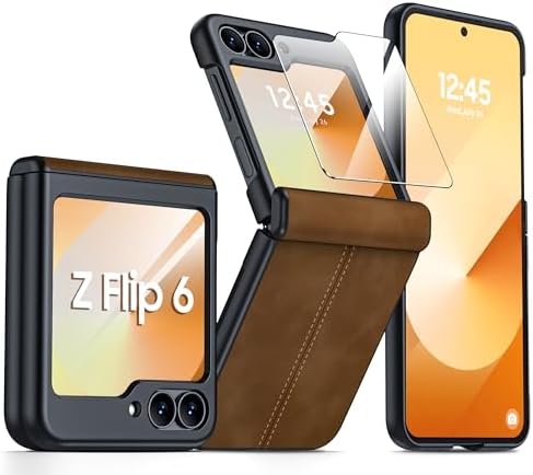 Amazon.com: Dexnor for Samsung Galaxy Z Flip 6 Case with Stand & Hinge ...
