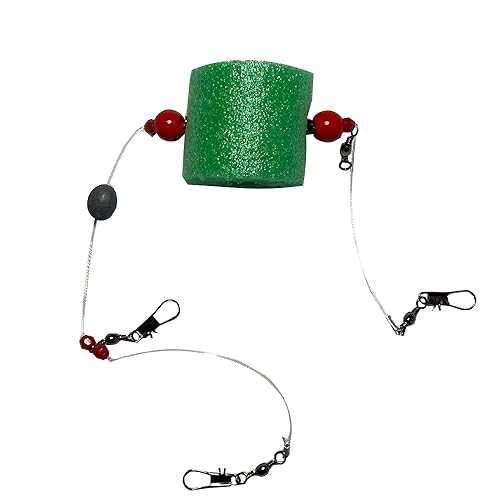 Amazon.com: SALTWATER BOTTOM WALKER LEADER/BUILT IN 3/4OZ WT./2HOOKS ...