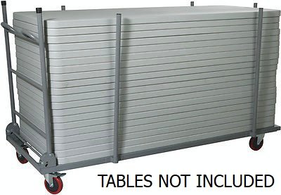 Amazon.com: Table Dolly for Rectangular Plastic Folding Tables ...