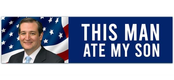 Amazon.com: This Man Ate My Son Bumper Sticker | WaterProof Sticker ...