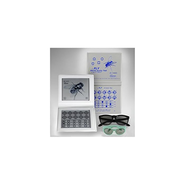 Buy Stereopsis Fly Test, Stereo Acuity Test with Adult & Pediatric ...