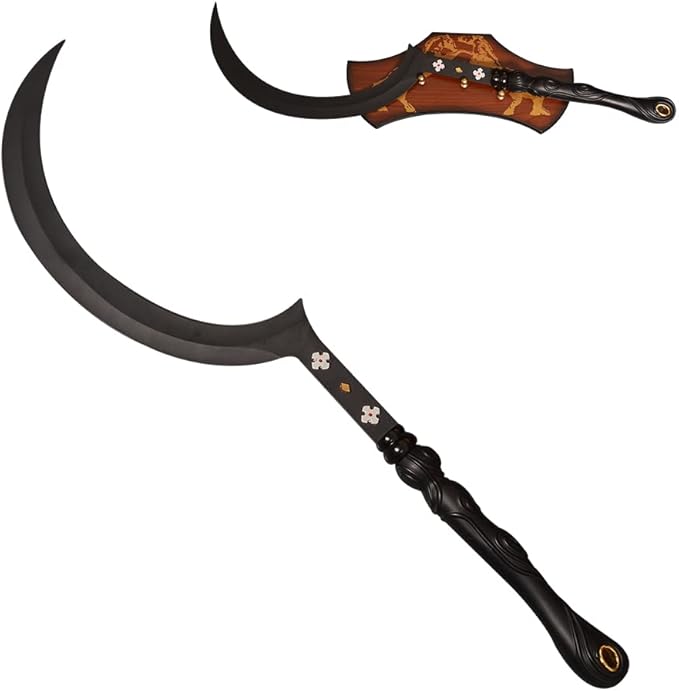 FITCOS 100 cm Edelstahl Khal Drogo Dothraki Waffe Arach Scythe für ...
