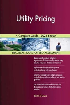 Utility Pricing A Complete Guide - 2023 Edition: Gerardus Blokdyk ...