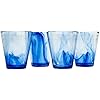 Amazon.com | Bormioli Rocco Murano 14.5 oz. Cobalt Blue Beverage Glass ...