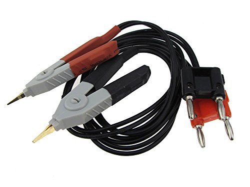 HQ LCR Meter Cable w/Banana Connectors kelvin clip SMD: Amazon.com ...