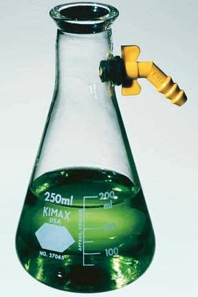 Kimax Flasks with Detachable Side Arm, 500mL: Science Lab Filtering ...