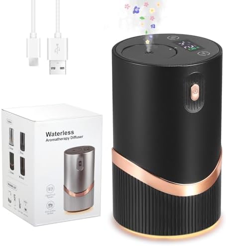 Neulriscn Waterless Diffuser for Essential Oils, Rechargeable ...