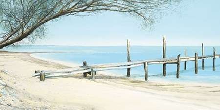 Beach Tree with Jetty by Slatter, Alexander - Fine Art Print on Paper ...