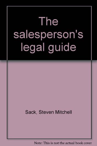 The salesperson's legal guide : Sack, Steven Mitchell: Amazon.in: Books