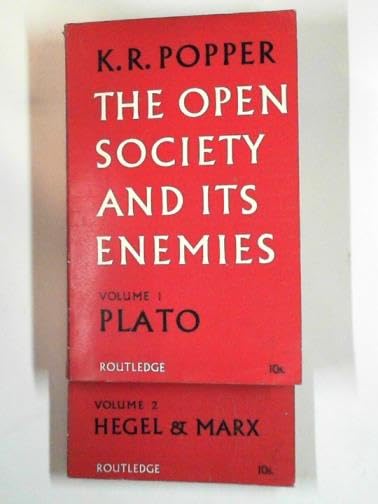 THE OPEN SOCIETY AND ITS ENEMIES Volumes 1 and 2. TWO VOLUMES: Karl ...