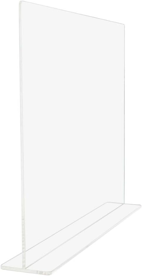 Amazon.com: SOURCEONE.ORG Premium Clear Acrylic Splash Guard Counter ...