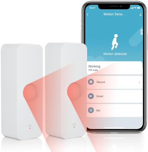 Amazon.com: WiFi Motion Sensor, Mini Wireless Sensor with App Remote ...