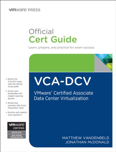 Amazon.com: VCA-DCV Official Cert Guide: VMware Certified Associate ...