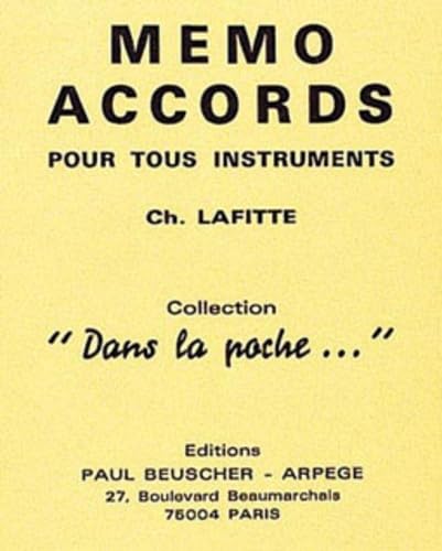 MEMO ACCORDS TOUS INSTRUMENTS - TOUS INSTRUMENTS: Amazon.co.uk: LAFITTE ...