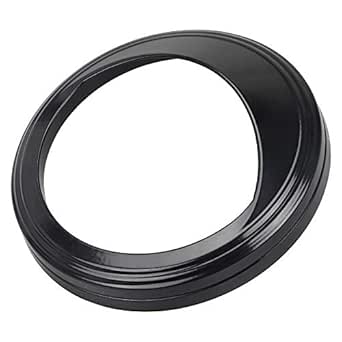 XMMT Black Speedometer Bezel Plated Trim Ring Visor Cover with 5 ...