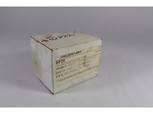 Zero Max 6P26 Double Flex Coupler 22mm Bore x 26mm Bore 79mm Length ...