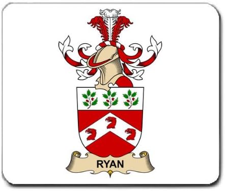 Amazon.com: Ryan Family Crest Coat of Arms Mouse Pad : Office Products