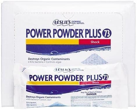 Amazon.com : Leslie's Power Powder Plus 73-73% Calcium Hypochlorite ...