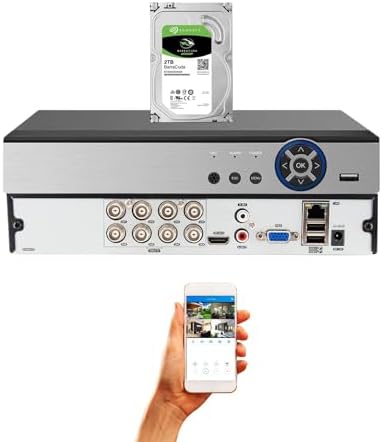 Amazon.com : 16 Channel Security CCTV DVR with 2TB Hard Drive, SANNCE ...