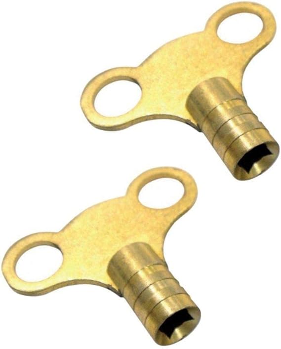 Nartel® Radiator Plumbing Bleed Bleeding Key Keys Solid Brass Vent ...