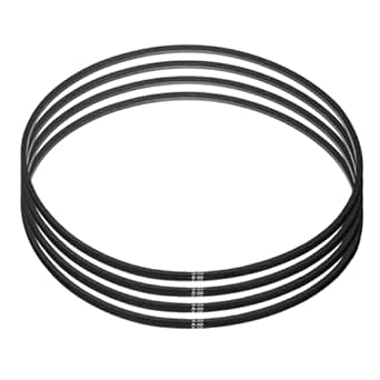 uxcell 4pcs A50 or 4L520 Classic Wrapped Rubber V-Belt, 50"(1270mm ...