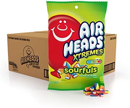 Amazon.com : Airheads Xtremes, Sweetly Sour Spring Edition Hoppin Berry ...