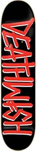 Amazon.com : Deathwish Skateboards Deathspray Black / Red Skateboard ...