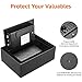 Amazon Basics Small Slim Desk Drawer Security Safe with Programmable ...