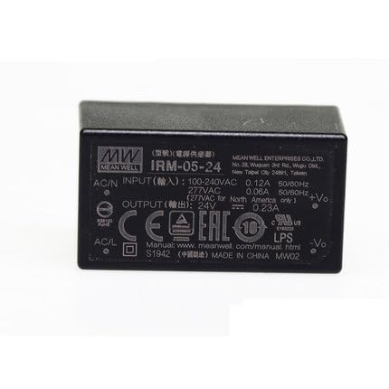 Amazon.com: Mean Well IRM-05-12 5.04W AC-DC PCB-Mount Green Power ...