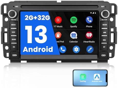 EagleNav Android 13 [2G+64G] Car Radio for GMC Sierra Yukon Chevrolet ...