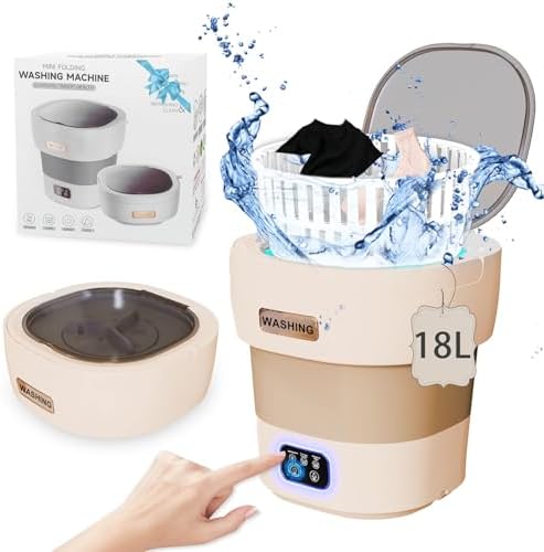 Amazon.com: Portable Washing Machine,Mini Washer 15L Upgraded With Spin ...
