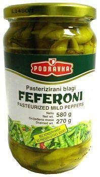 Amazon.com : Feferoni Mild (podravka) 580g : Gherkins : Grocery ...