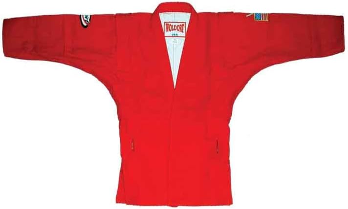 Amazon.com : Woldorf USA Russian Sambo Jacket Red : Sports & Outdoors