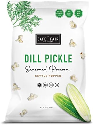 Amazon.com: Safe + Fair Plant Based Gourmet Dill Pickle Seasoned ...