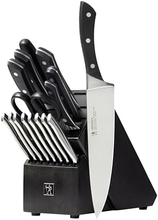 HENCKELS Forged German Stainless Steel 10 Pc Knife Block Set - Ultra ...